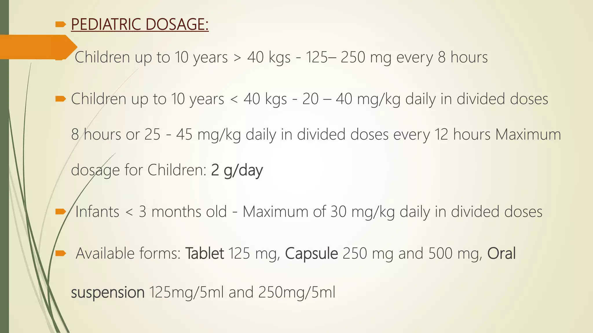 Antibiotics in pediatric dentistry | PPTX