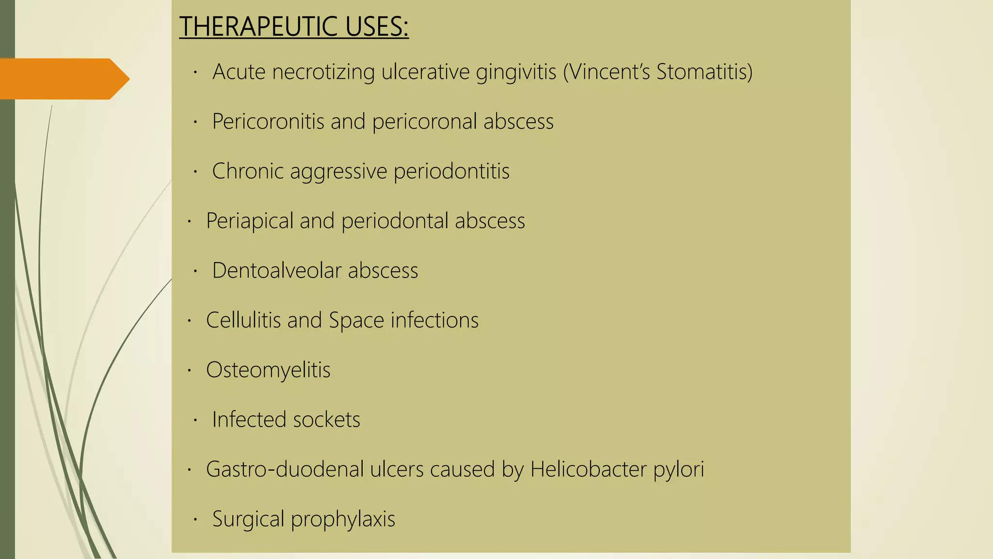 Antibiotics in pediatric dentistry | PPTX