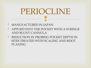 ANTIBIOTICS IN PERIODONTAL TrEATMENT.ppt