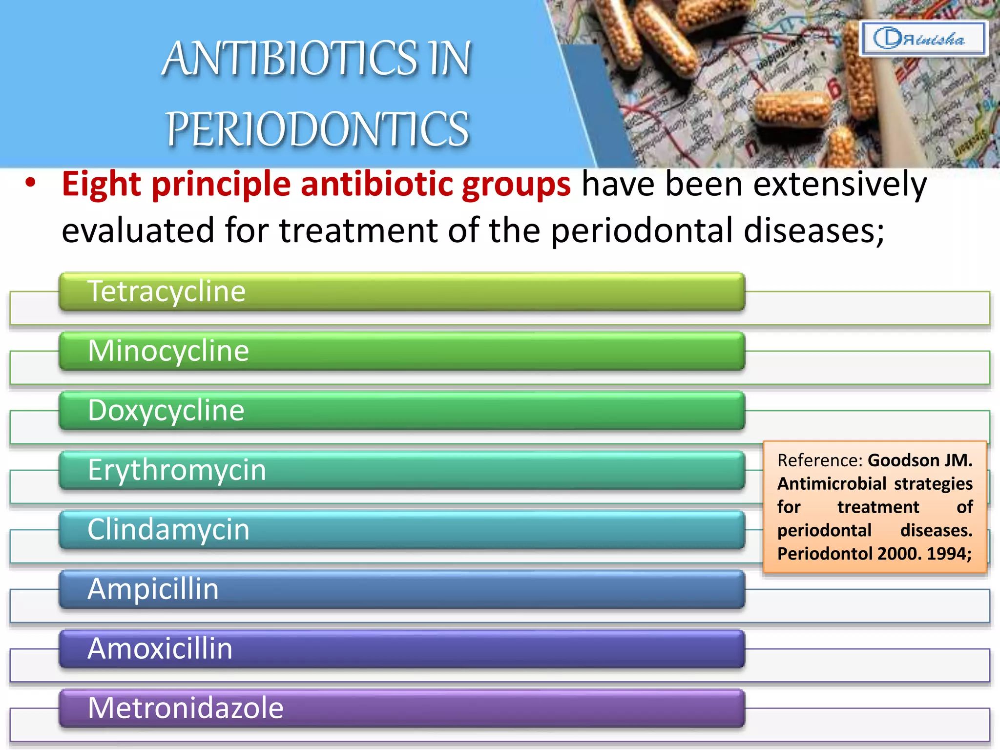 Antibiotics in periodontics | PPTX