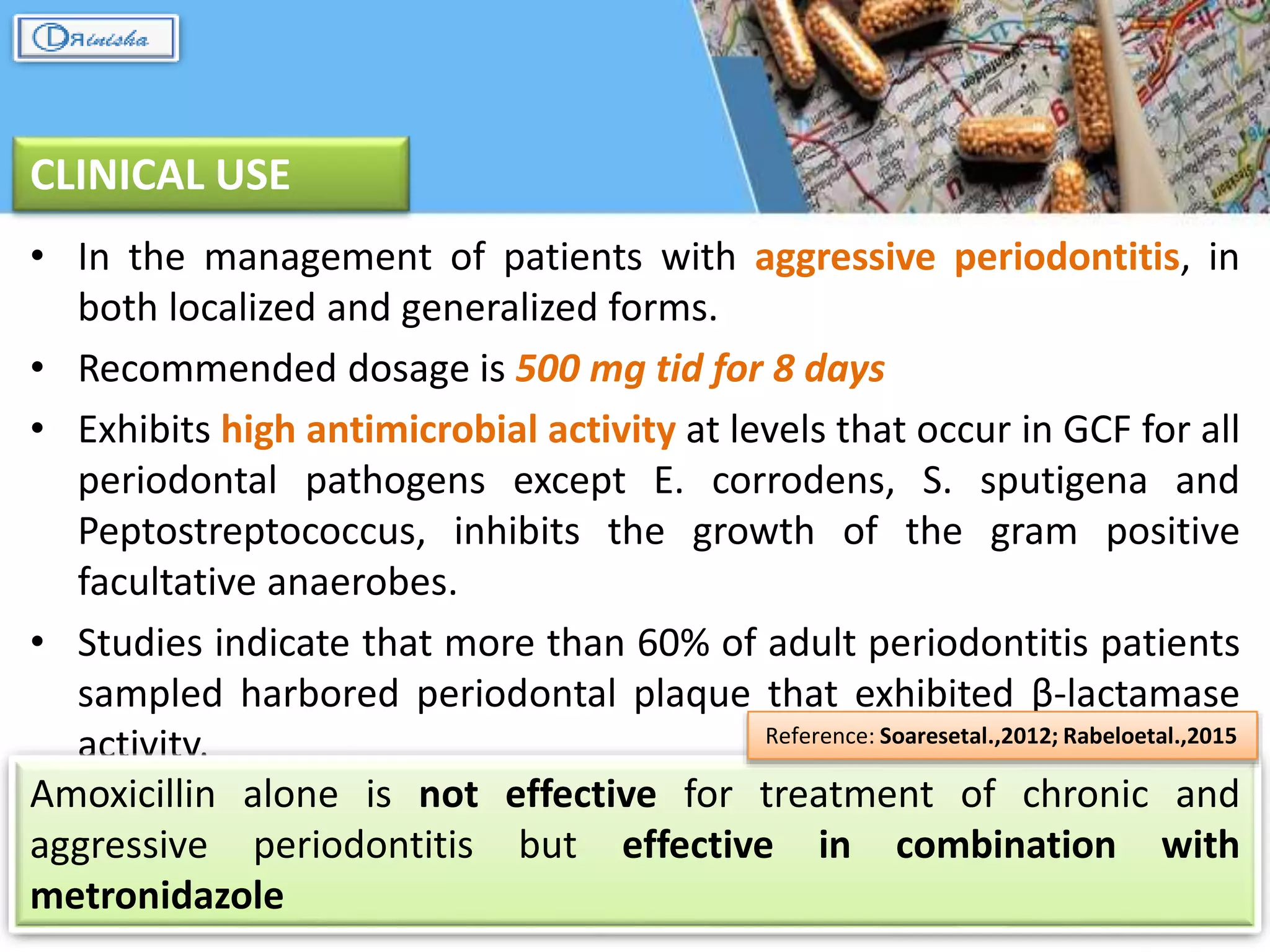 Antibiotics in periodontics | PPTX