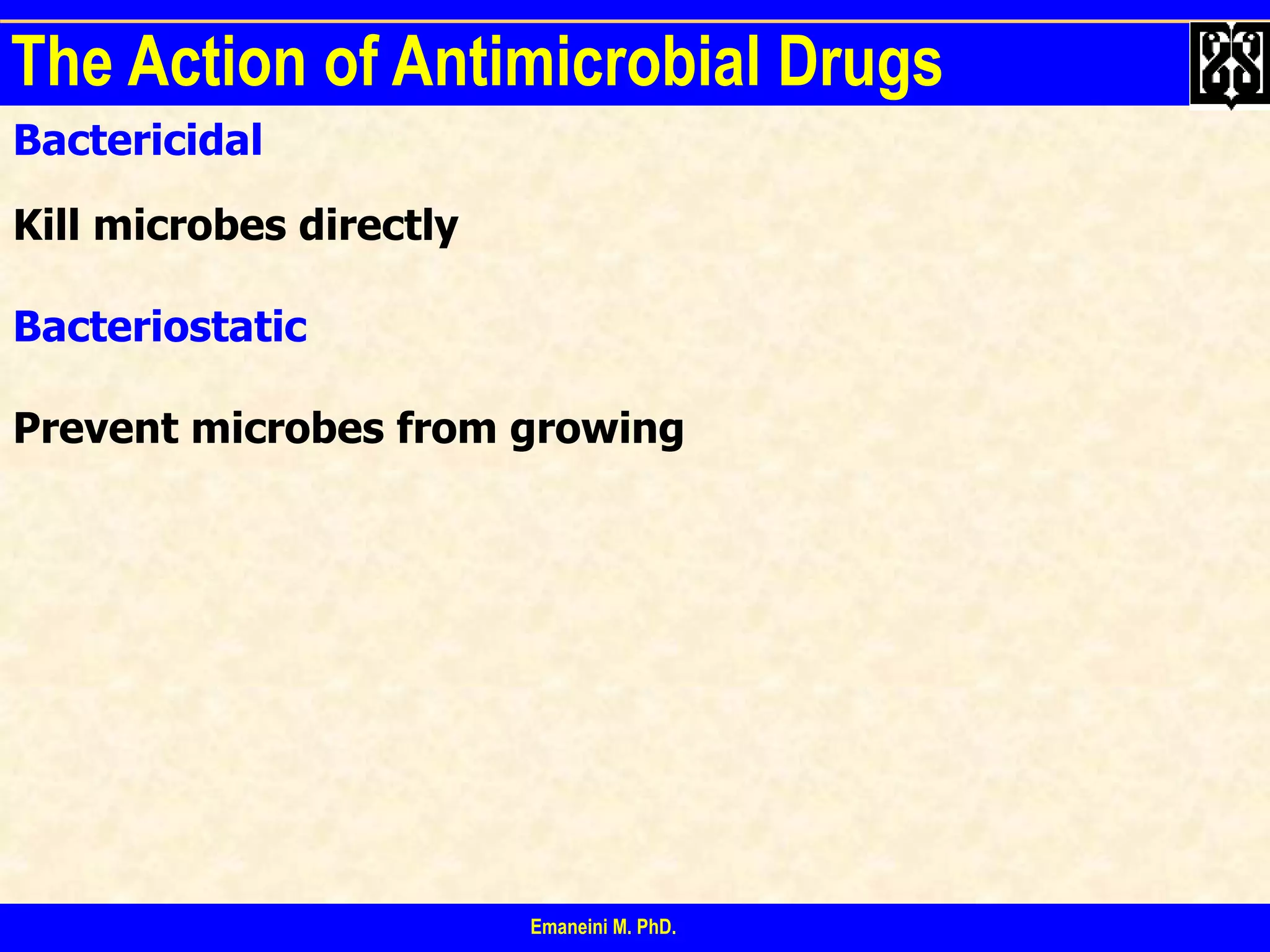 Antibiotics lecture | PPT