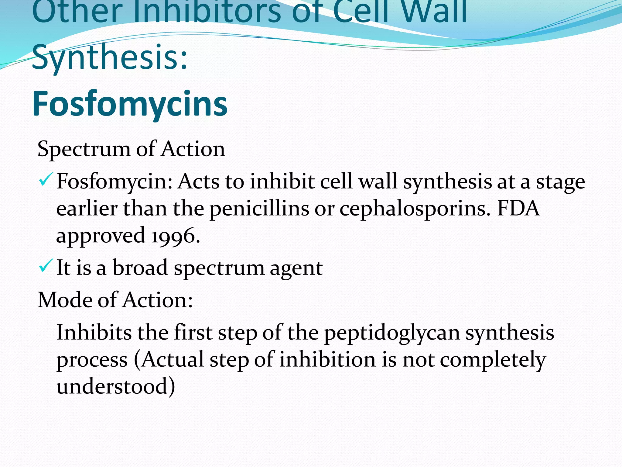Antibiotics & mechanisms of actions | PPTX