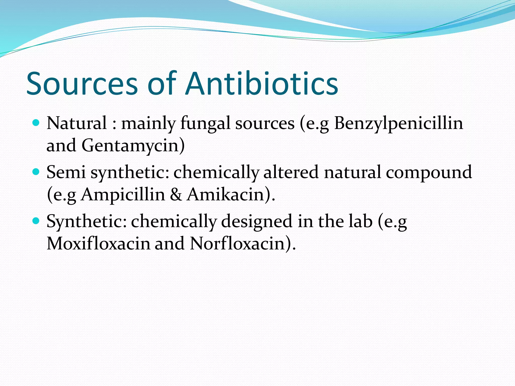 Antibiotics & mechanisms of actions | PPTX