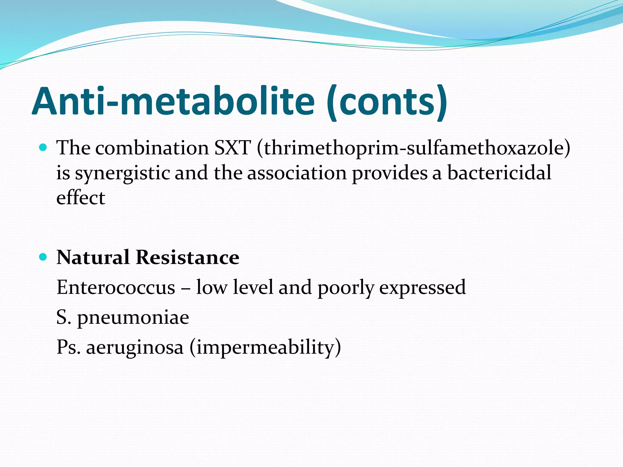 Antibiotics & mechanisms of actions | PPTX