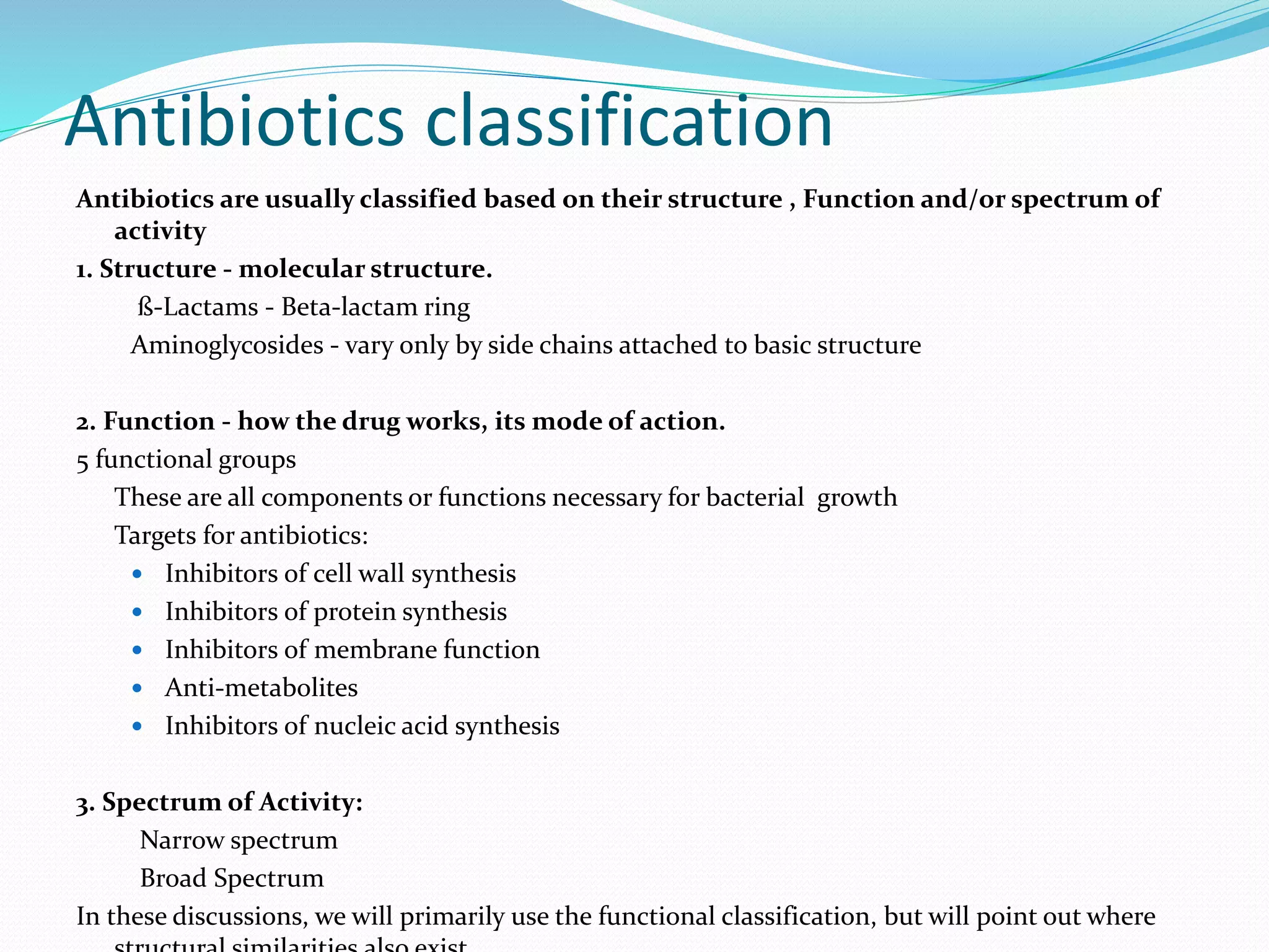 Antibiotics & mechanisms of actions | PPTX