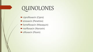 Antibiotics | PPTX | Infectious Diseases | Diseases and Conditions