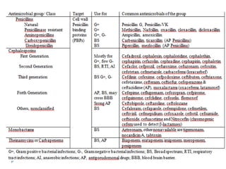 Antibiotics and their Classification, Beta Lactams | PPTX