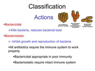 Antibiotics Its action and Resistance | PDF
