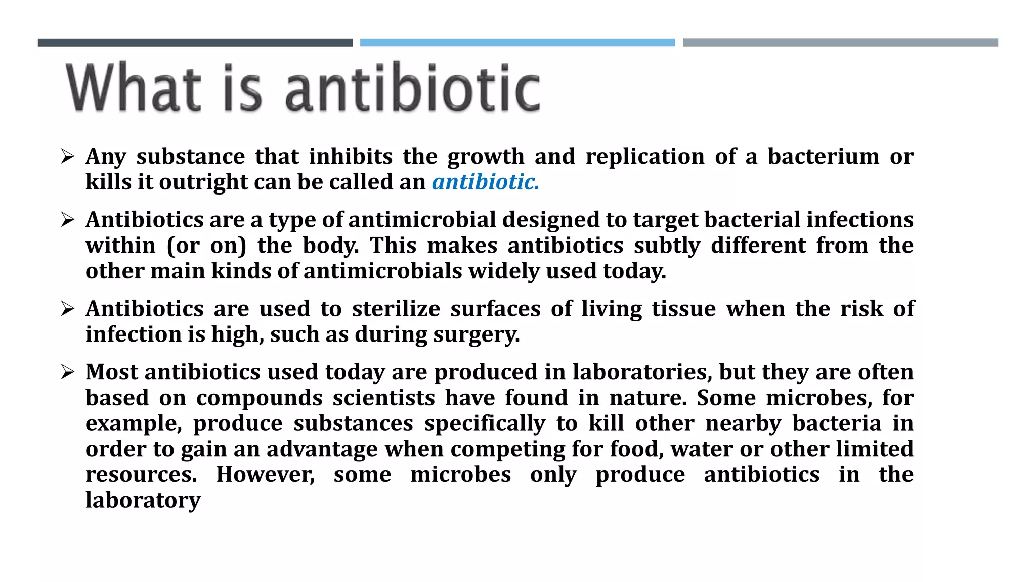 Antibiotics | PPTX