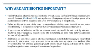 Antibiotics | PPTX