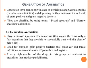 Antibiotics resistance | PPTX