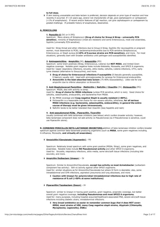 Antibiotics review, 2018 | PDF | Infectious Diseases | Diseases and ...
