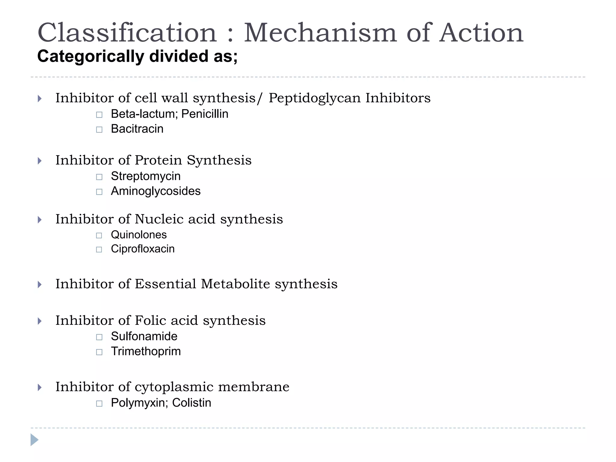 Antibiotics and their classification, Part - 1 | PPTX