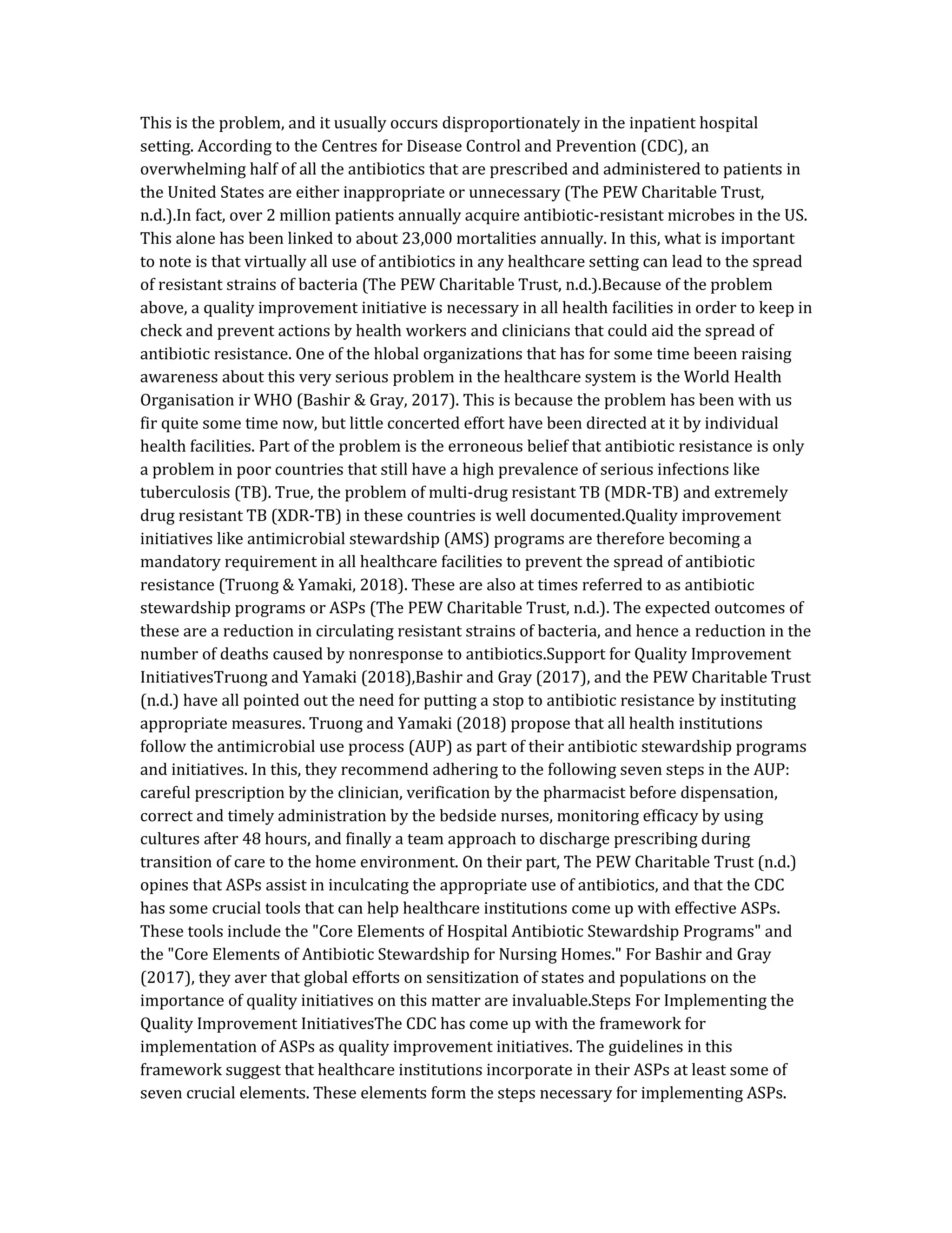 Antibiotic Stewardship in Inpatient Settings Quality Improvement Proposal.docx