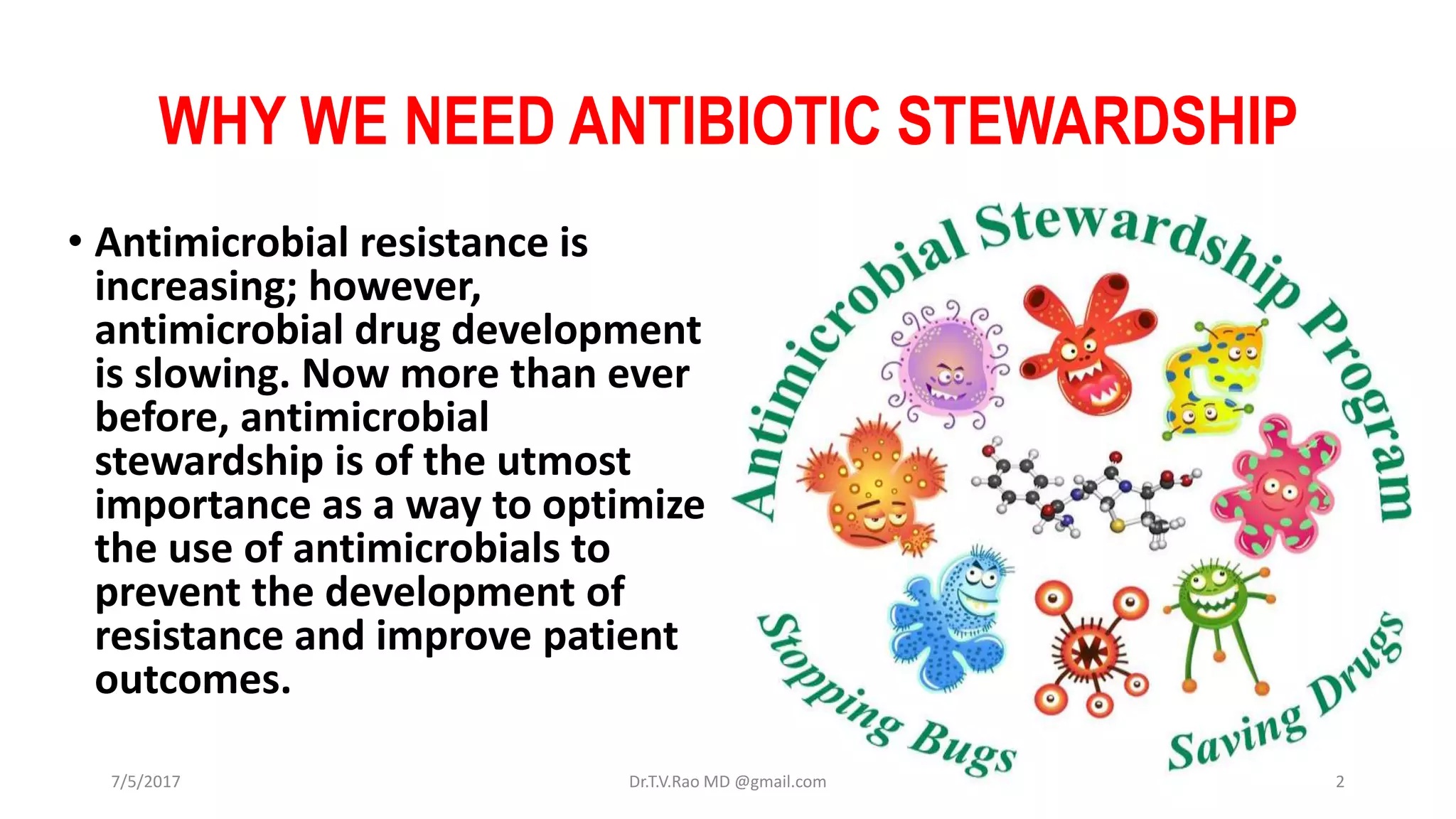 Antibiotic stewardship program | PPTX