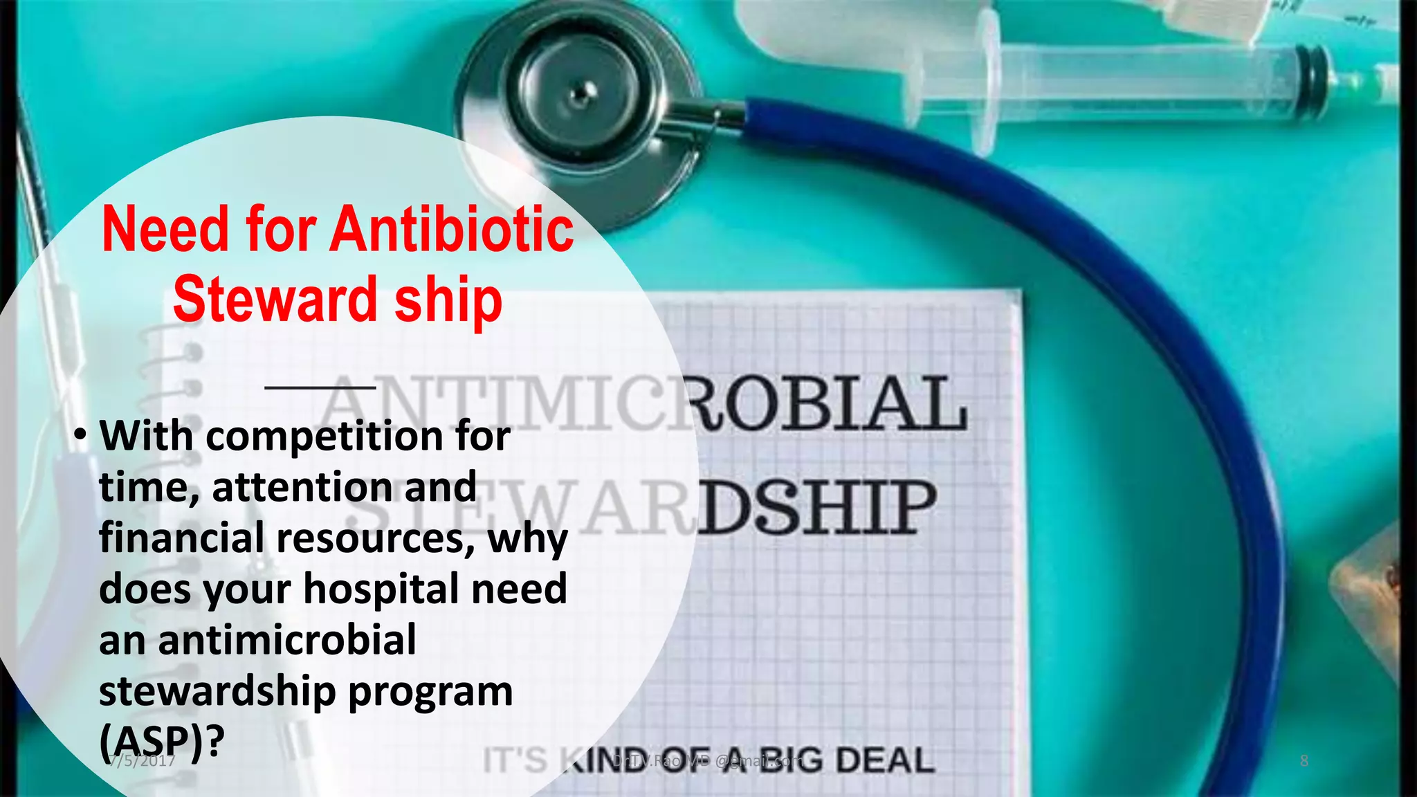 Antibiotic stewardship program | PPTX