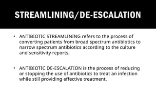 ANTIBIOTIC STEWARDSHIP PROGRAMME - SIMPLIFIED | PPTX