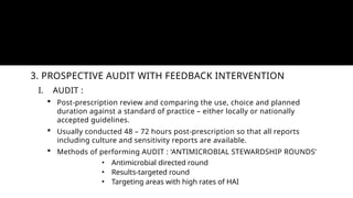 ANTIBIOTIC STEWARDSHIP PROGRAMME - SIMPLIFIED | PPTX