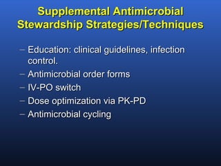 Antibiotic stewardship programme hiht final 3nov2012 | PPT