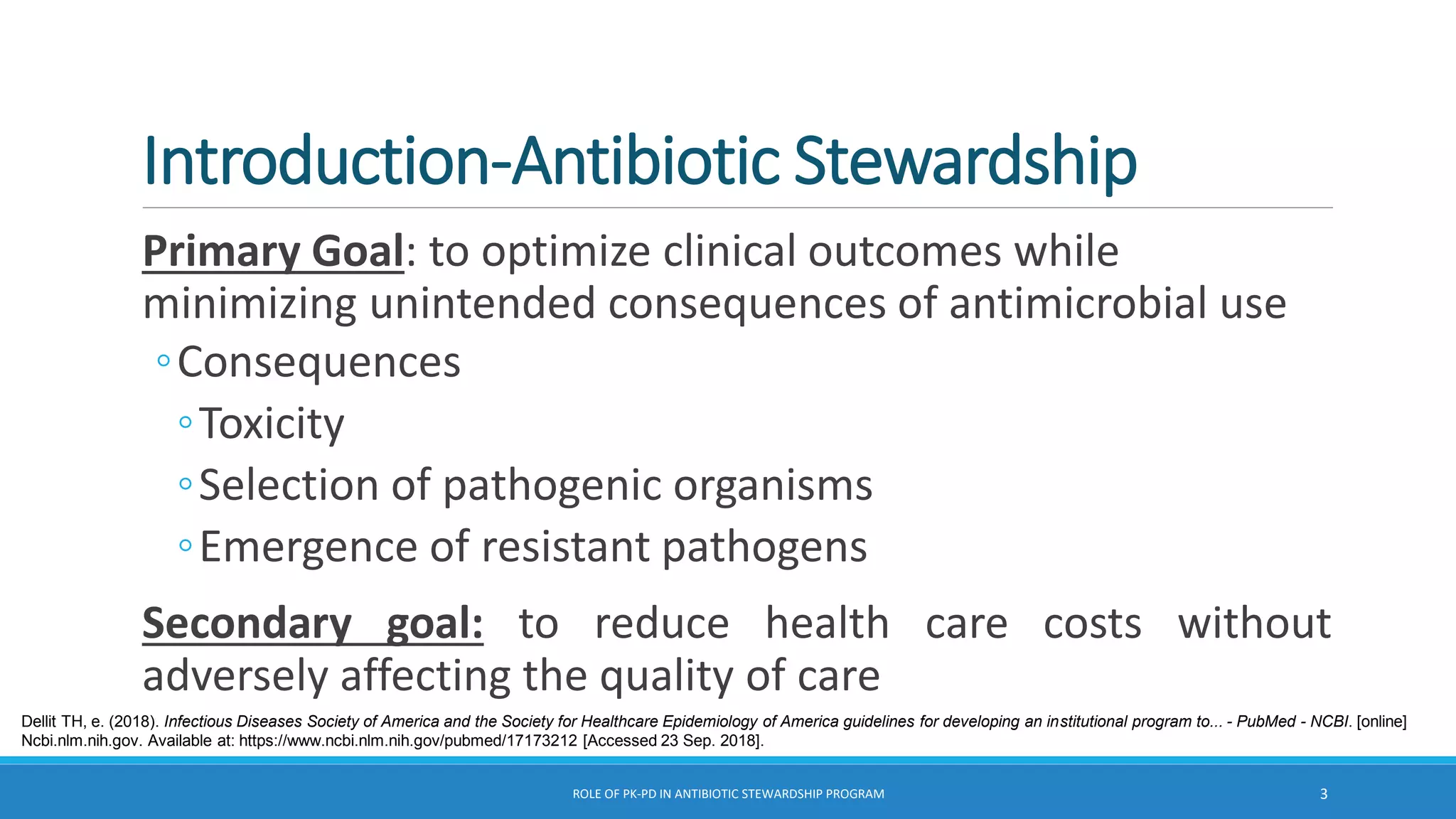 Antibiotic stewardship program pk pd approach | PDF