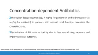 Antibiotic stewardship program pk pd approach | PDF