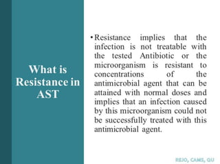 Antibiotic Sensitivity test (AST) | PDF