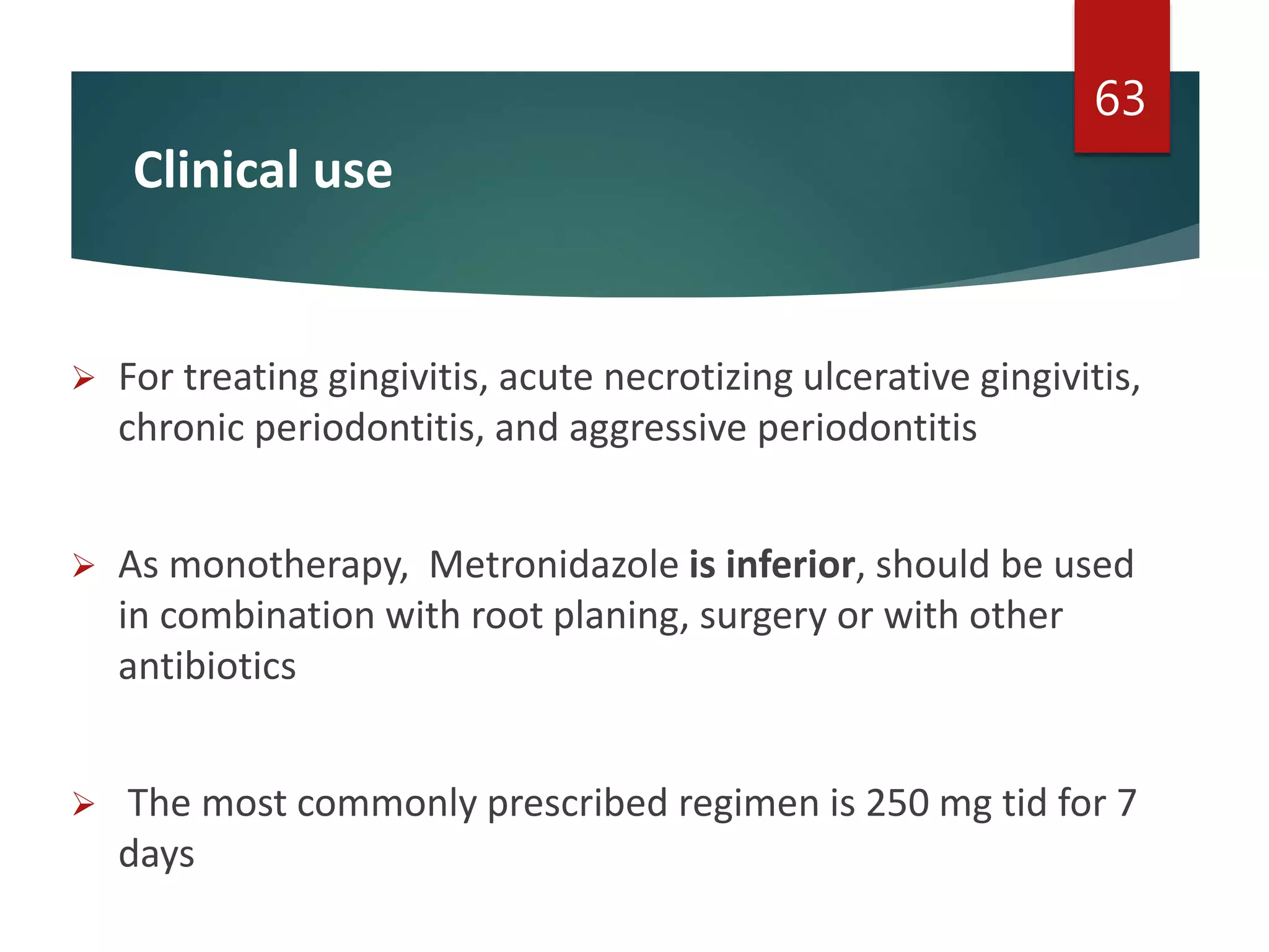 Antibiotics used in periodontics | PPTX