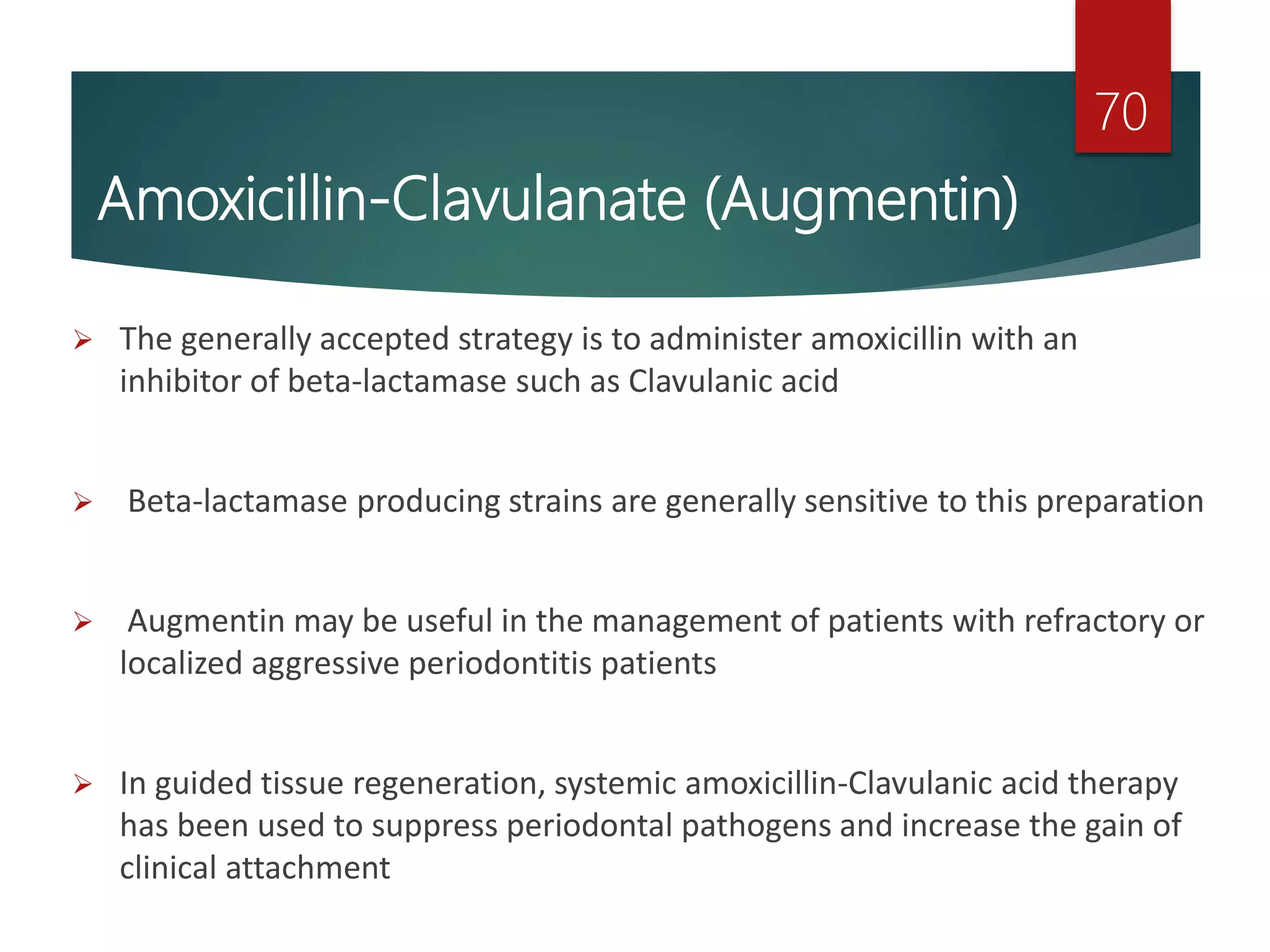 Antibiotics used in periodontics | PPTX