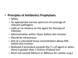 Antibiotics use in surgery | PPT