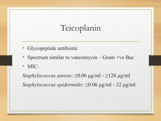 Antibiotic therapy in musculoskeletal infection | PPTX