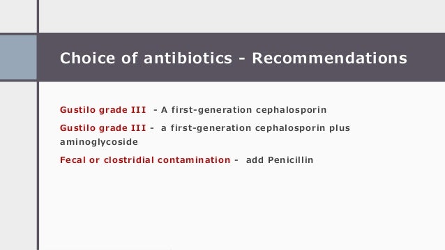 Antibiotic usage in Open fracture Management | PPTX