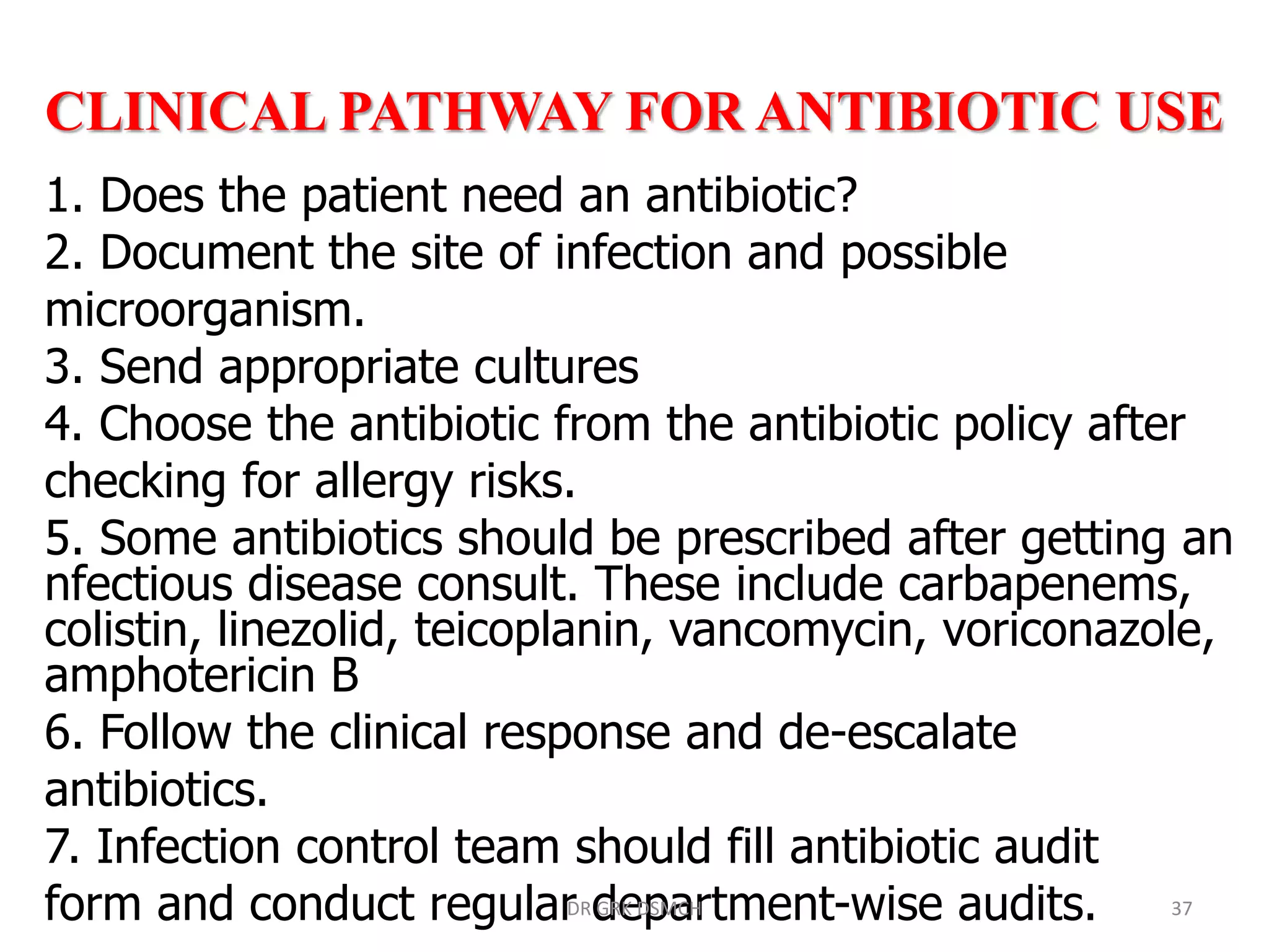 Antibiotic usage in paediatrics empirical or rational dr grk | PPTX