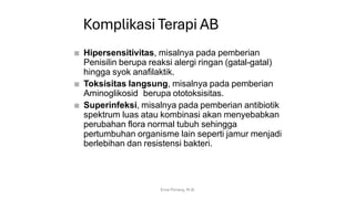 teori kimia farmasi obat golongan antibiotik | PDF