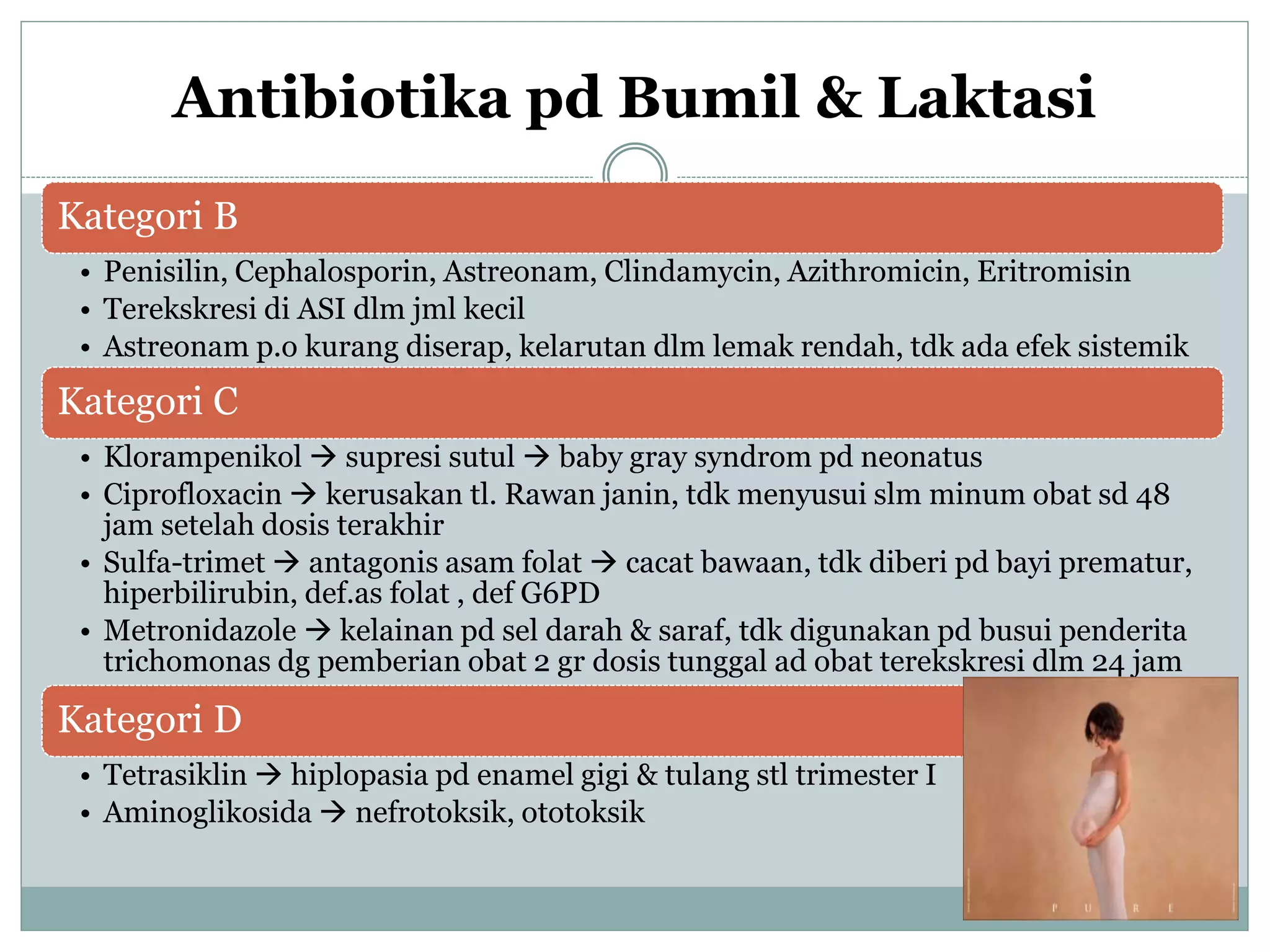 KULIAH ANTIBIOTIKA FARMASI DAN KEBIDANAN | PPTX