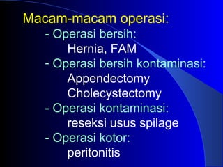 Antibiotika dalam pembedahan | PPT