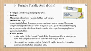 ANTIBIOTIK TOPIKAL Farmakologi Basic Dasar | PPTX