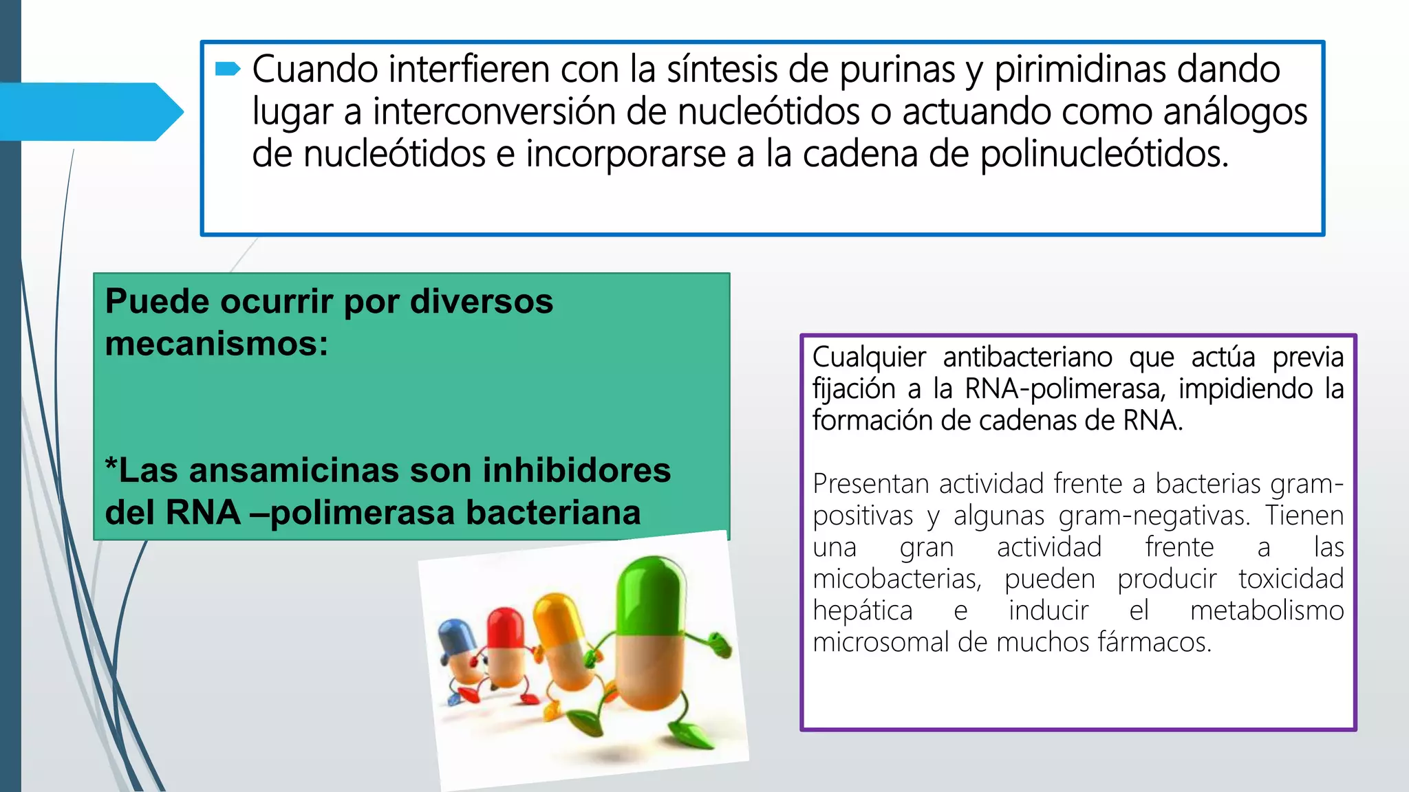Antibióticos Que Inhiben La Síntesis De ácidos Nucleicos Pptx