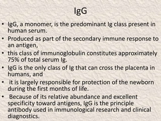 Antibodies and their types with functions | PPTX