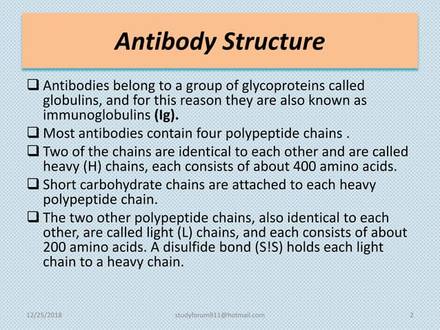 Antibodies and their function | PPTX