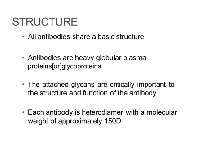 ANTIBODIES ,STRUCTURE AND ITS FUNCTIONS | PPT