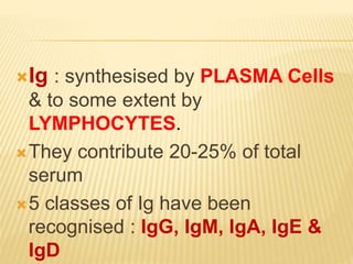 Immunoglobulins | PPT