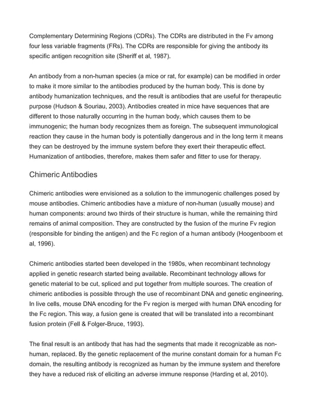 Antibody humanization techniques | PDF