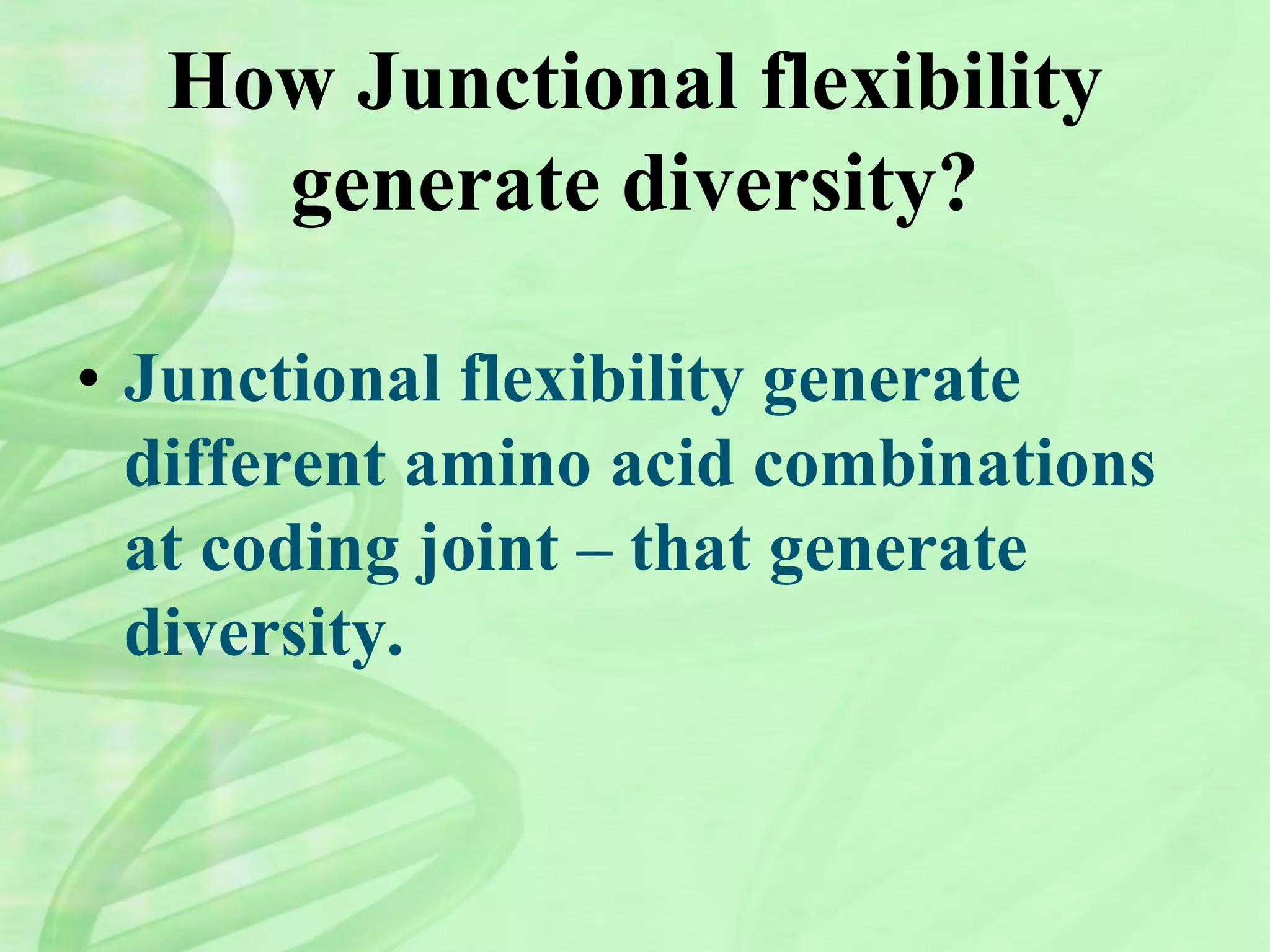Antibody diversity presentation | PDF