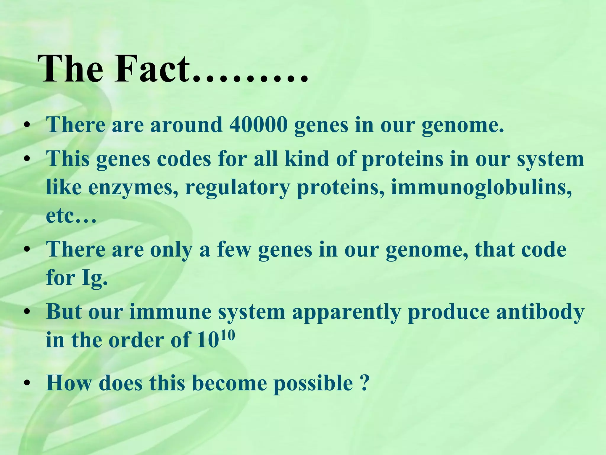Antibody diversity presentation | PDF | Genetics | Science