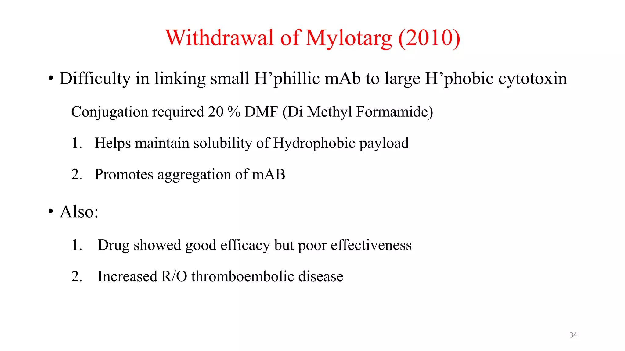 Antibody drug conjugates current status and future perspectives | PPTX