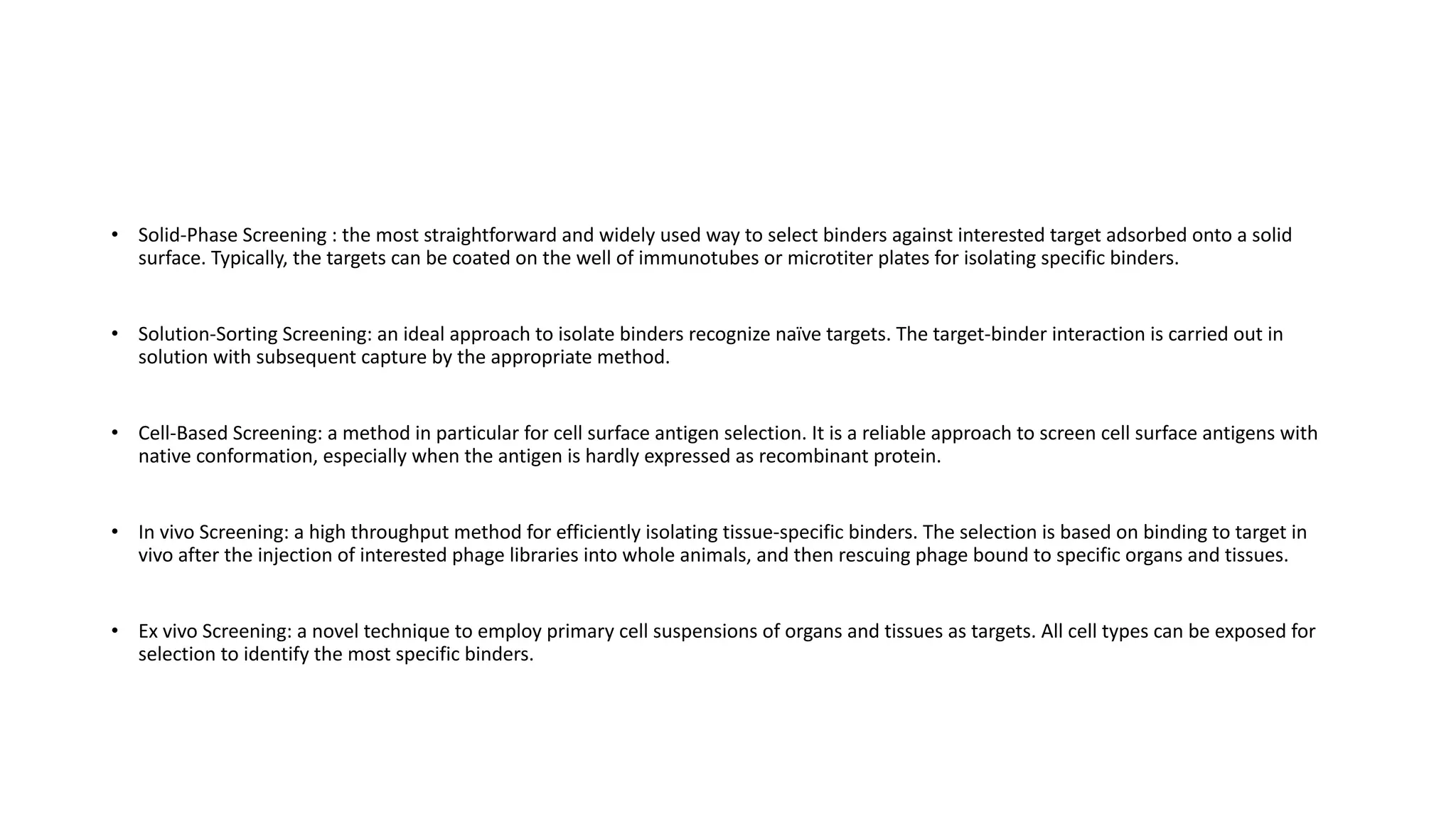Antibody library screening | PDF