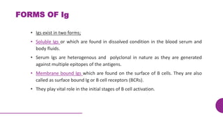 General structure of Antibody and its functions ppt | PPTX