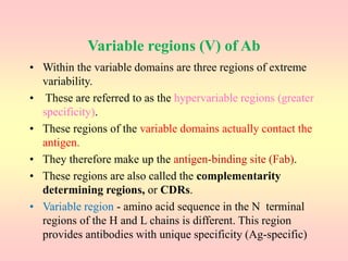 ANTIBODY STRUCTURE AND FUNCTION-2022.ppt