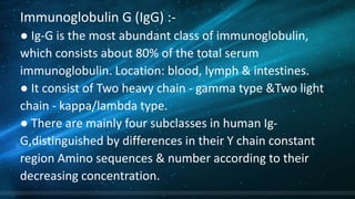 Antibody (immunoglobulin) structures and types | PPTX